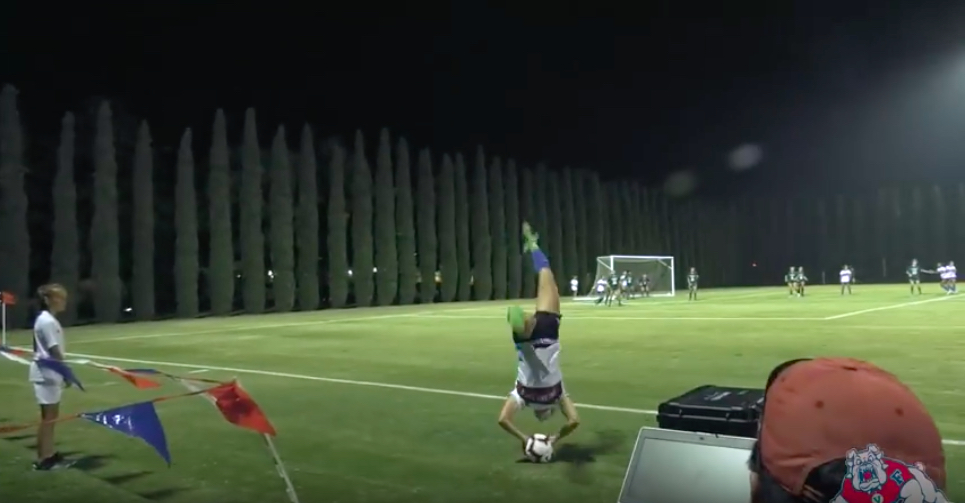 Here’s A Flip Throw-In Assist So Pretty It Looks Like A Hoax