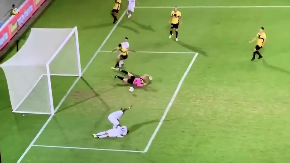 This Has To Be In The Running For Weirdest Goal Ever