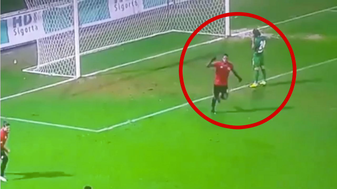 Defender Makes Incredible Goal-Line Kick Save And Celebrates Accordingly