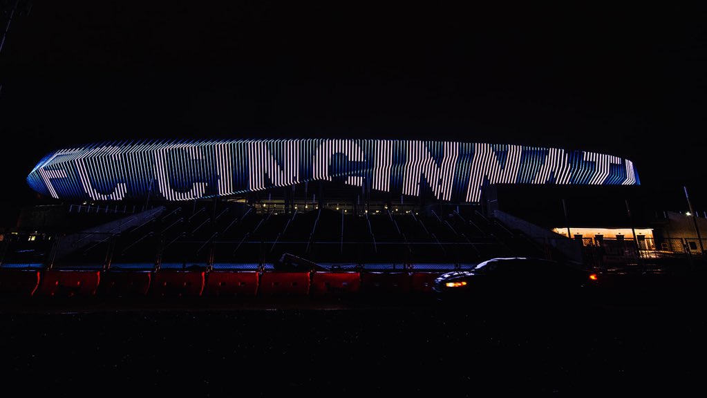 New FC Cincinnati Stadium Show Off Dazzling LED Lights