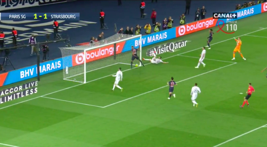 PSG Denies Own Title Celebrations By Clearing Own Shot Off The Goal-Line