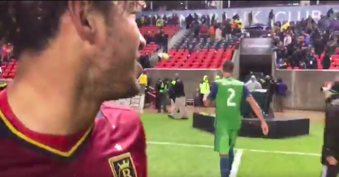 Danilo Acosta And Clint Dempsey Trash Talk After RSL vs. Seattle
