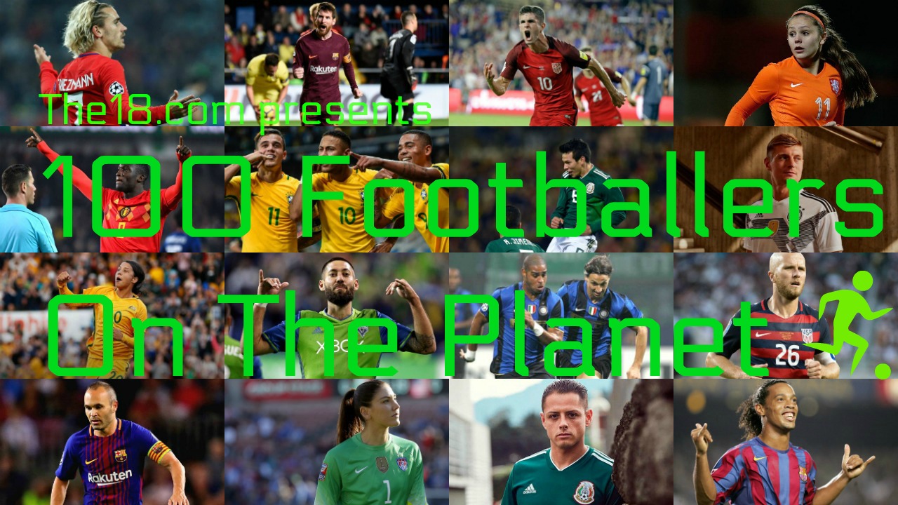 100 Footballers In The World 2017 | The18