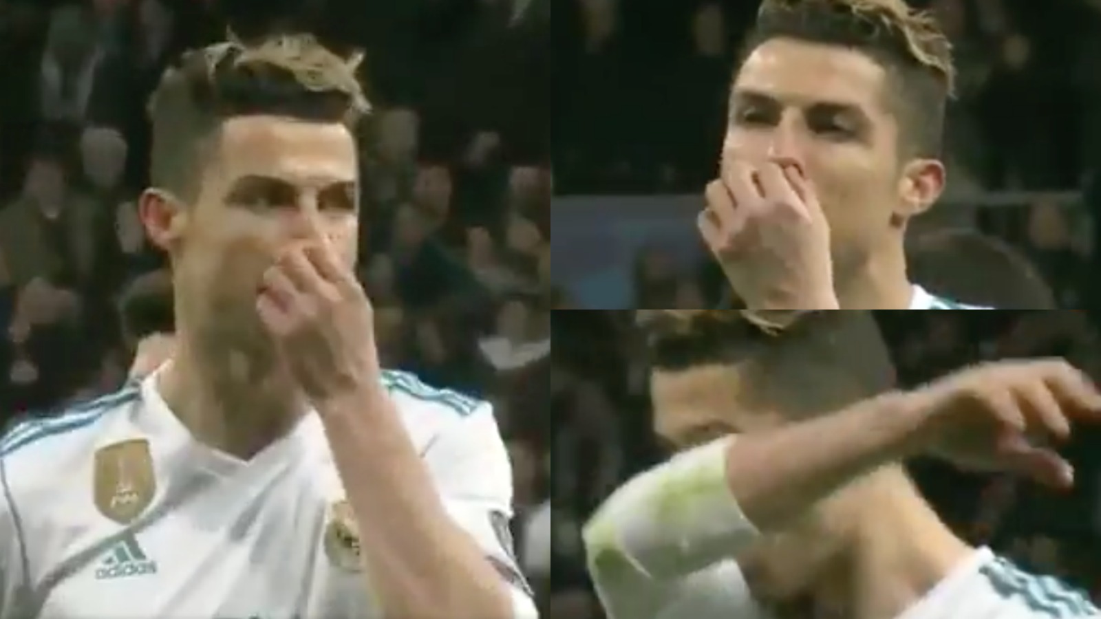 We Counted The Number Of Times Ronaldo Touched His Nose While Waiting ...