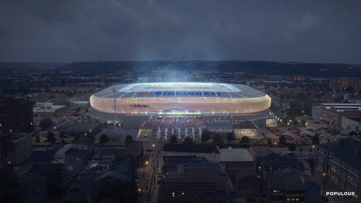 FC Cincinnati Reveals Stunning Designs For West End Stadium
