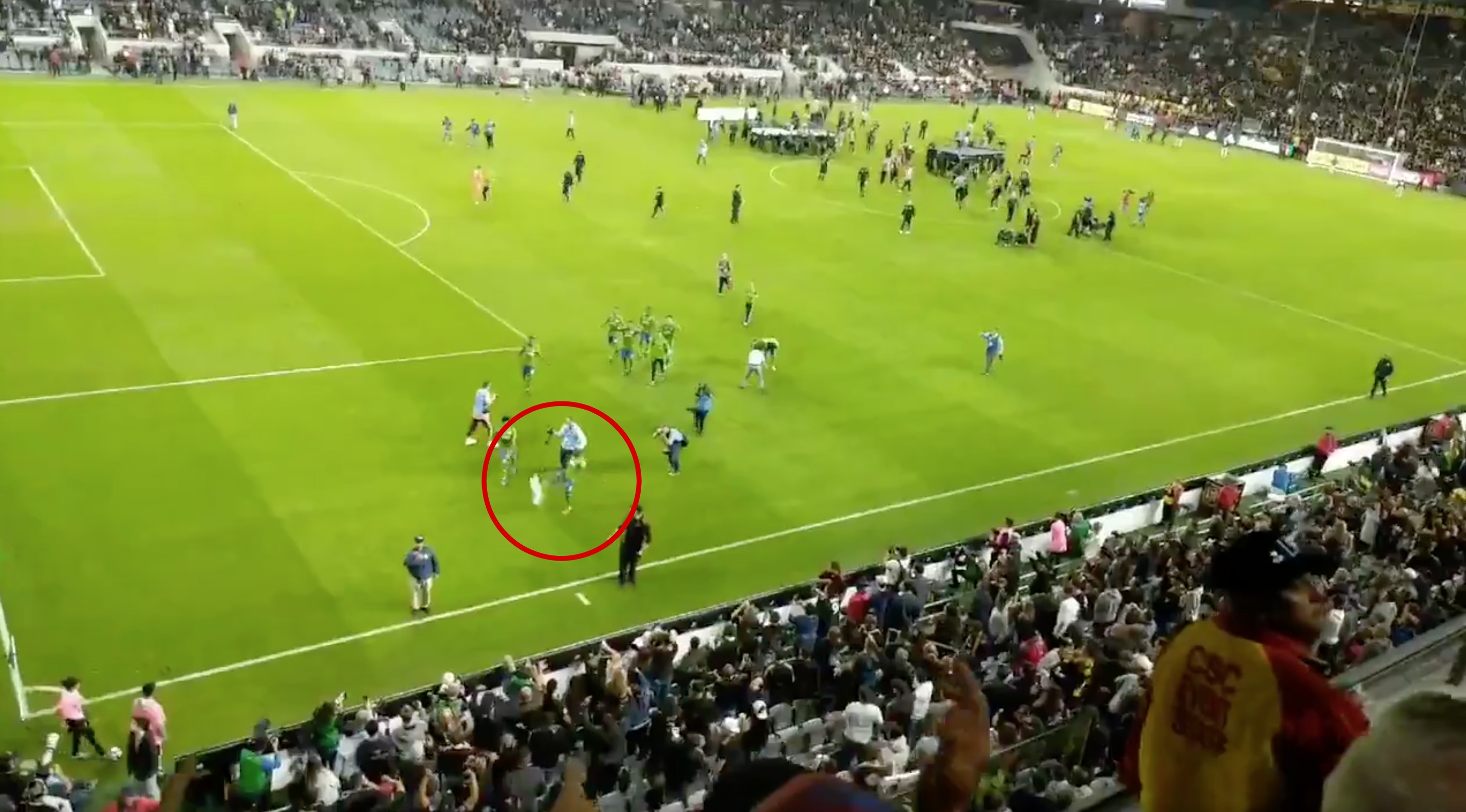 What To Do When Fans Throw Beer At You: Nouhou Beer Kick