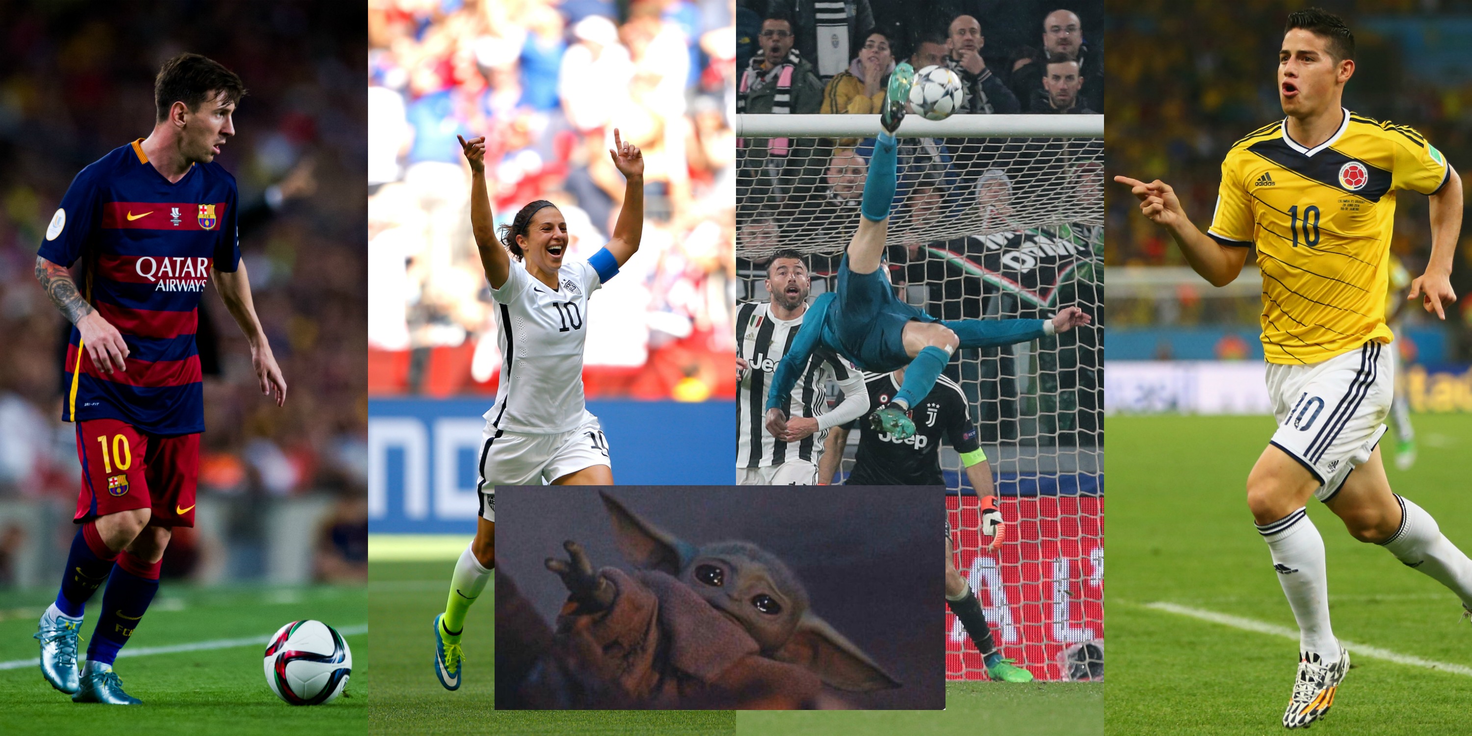 Baby Yoda Reacts To The 18 Best Goals Of The Decade | The18