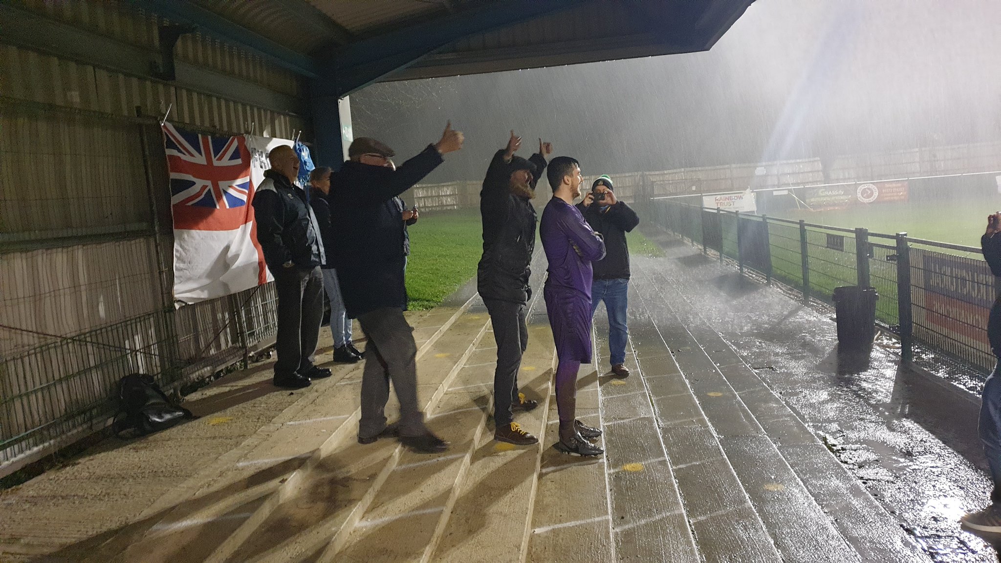Non-League Keeper Takes A Break From The Match To Spend Some Time In ...