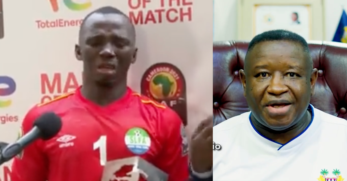Sierra Leone Keeper’s Man-Of-The-Match Display Brings Tears, Message ...