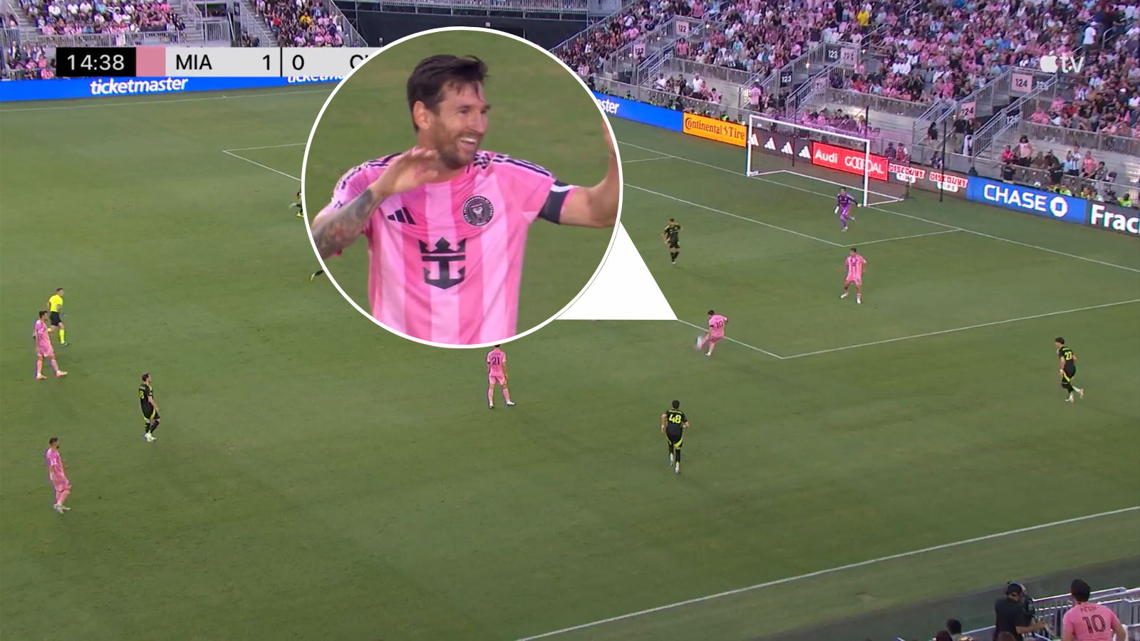 Lionel Messi goals today: Inter Miami 5-1 win over Columbus Crew