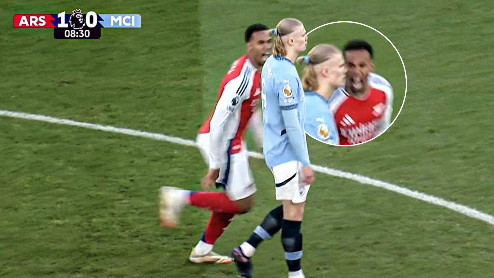 Watch: Gabriel Magalhães trolls Haaland in Arsenal's dominant 5-1 win ...