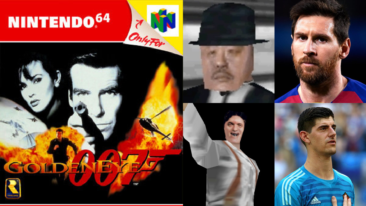 Behold: The N64 GoldenEye 007 Characters As Footballers
