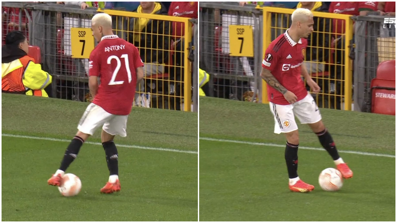 Antony spin 360 skill move unleashed during Man Utd-Sheriff
