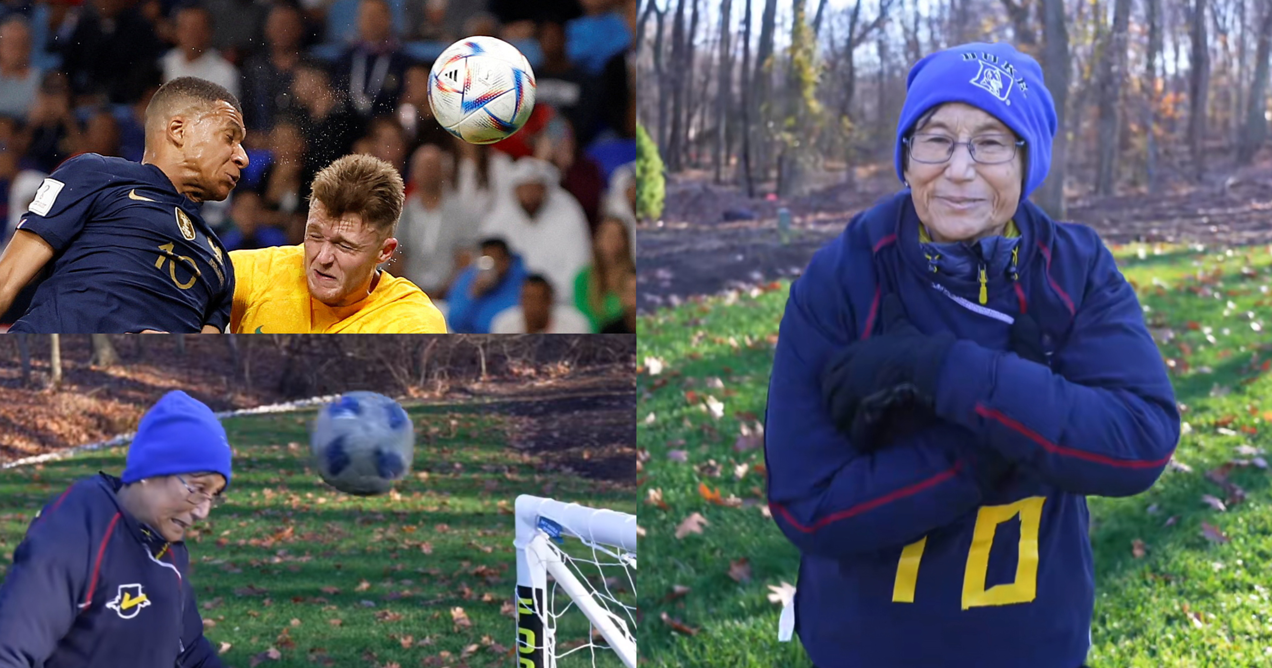 75-year-old grandma recreates Mbappé’s best World Cup goals in the most ...