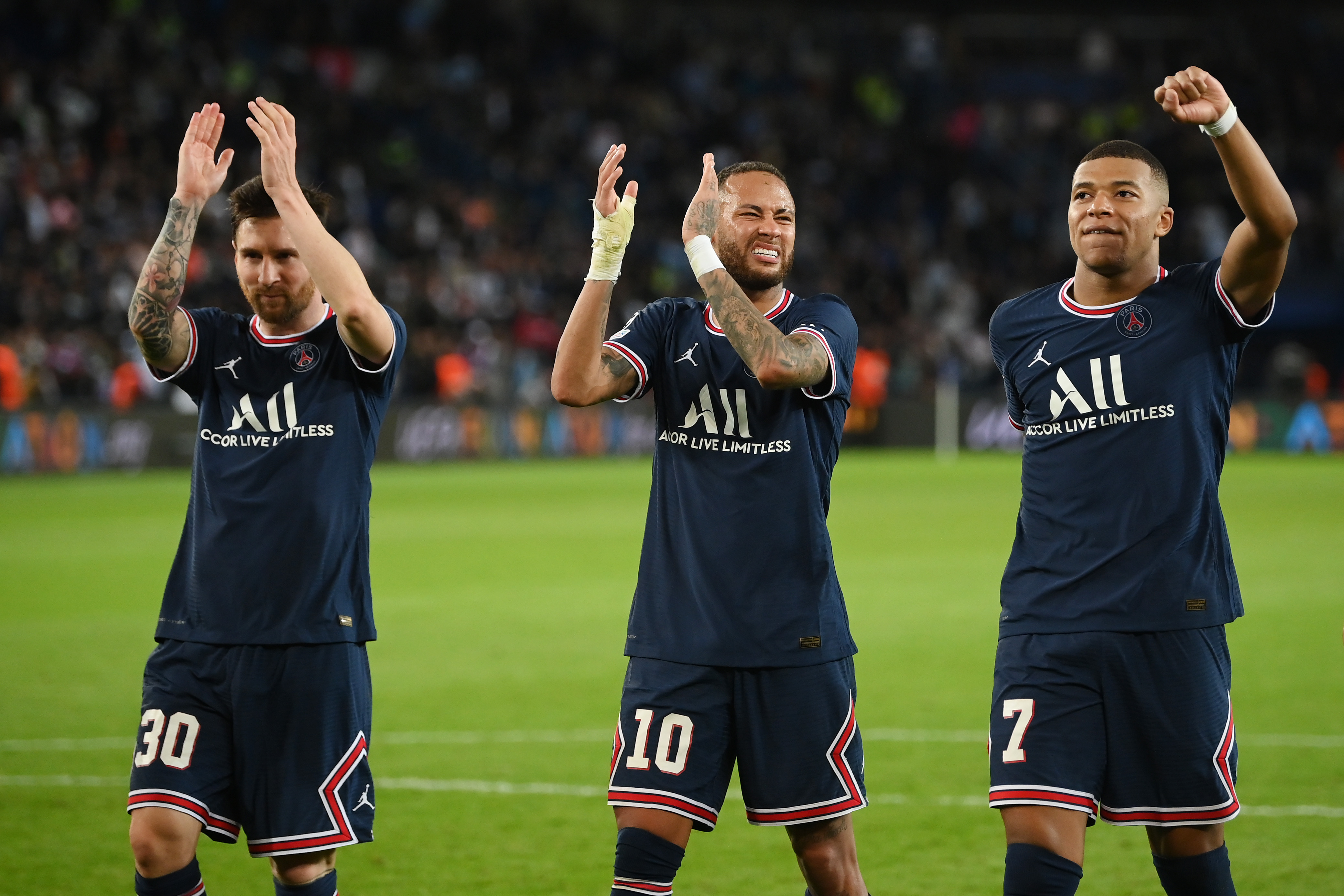 Messi Mbappe And Neymar All Score In Same Match For PSG Messi Mbappe And Neymar All Score In Same Match For PSG