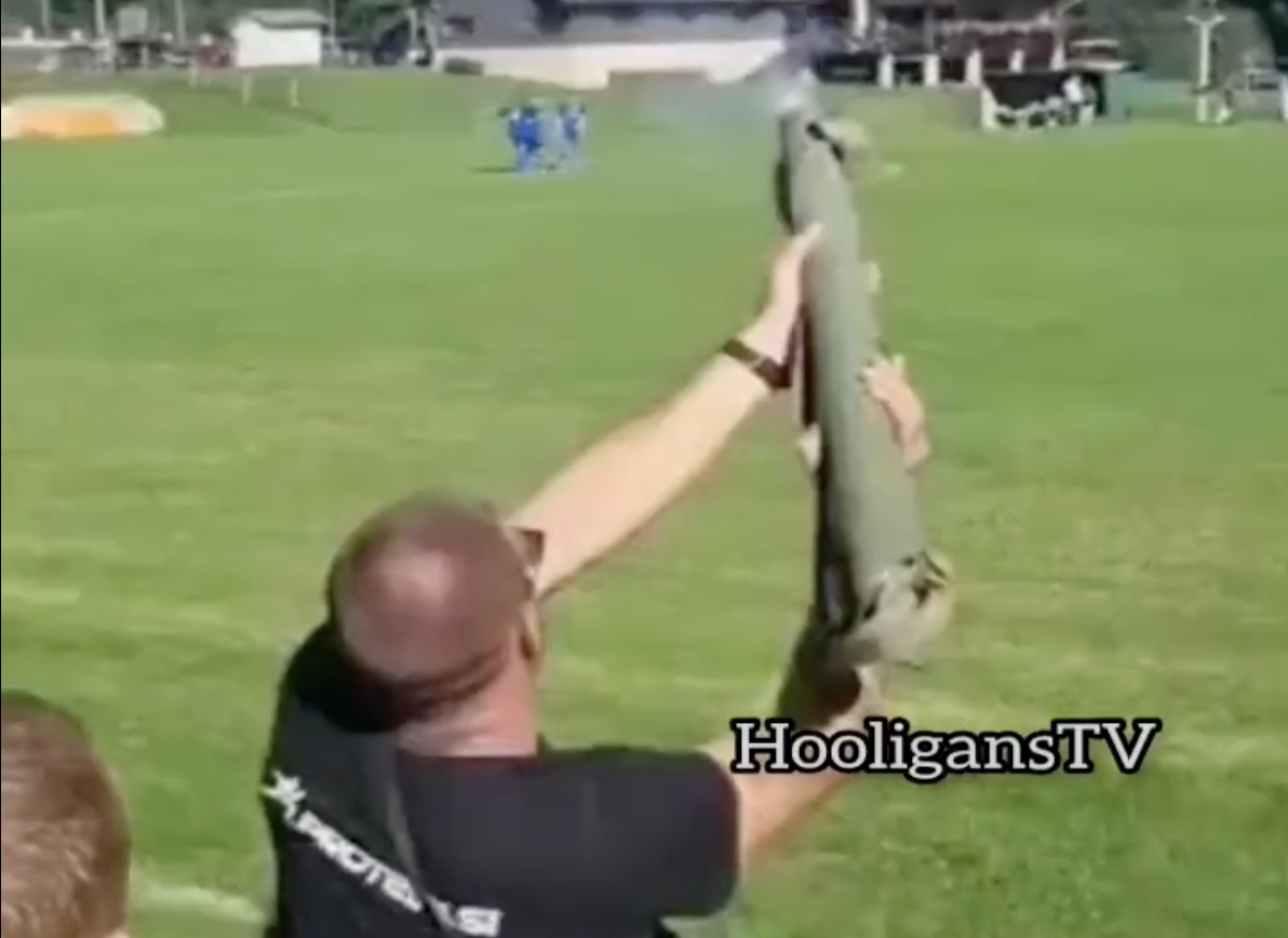 WTF: Croatian Fan Brings Anti-Tank Weapon To Soccer Game To Launch ...