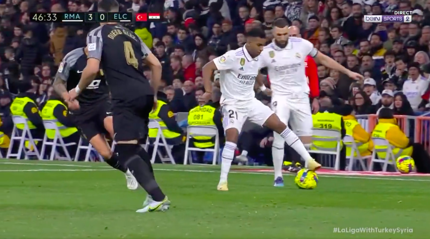 Rodrygo skill move vs Elche reminds us of vintage Robinho