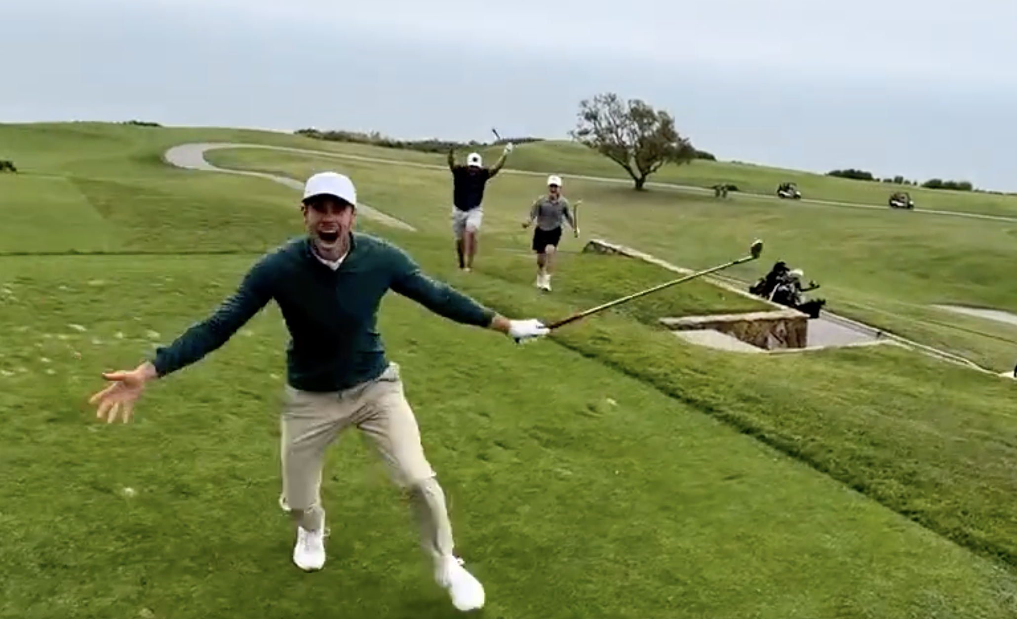 Watch: Gareth Bale hole-in-one video and wild celebration