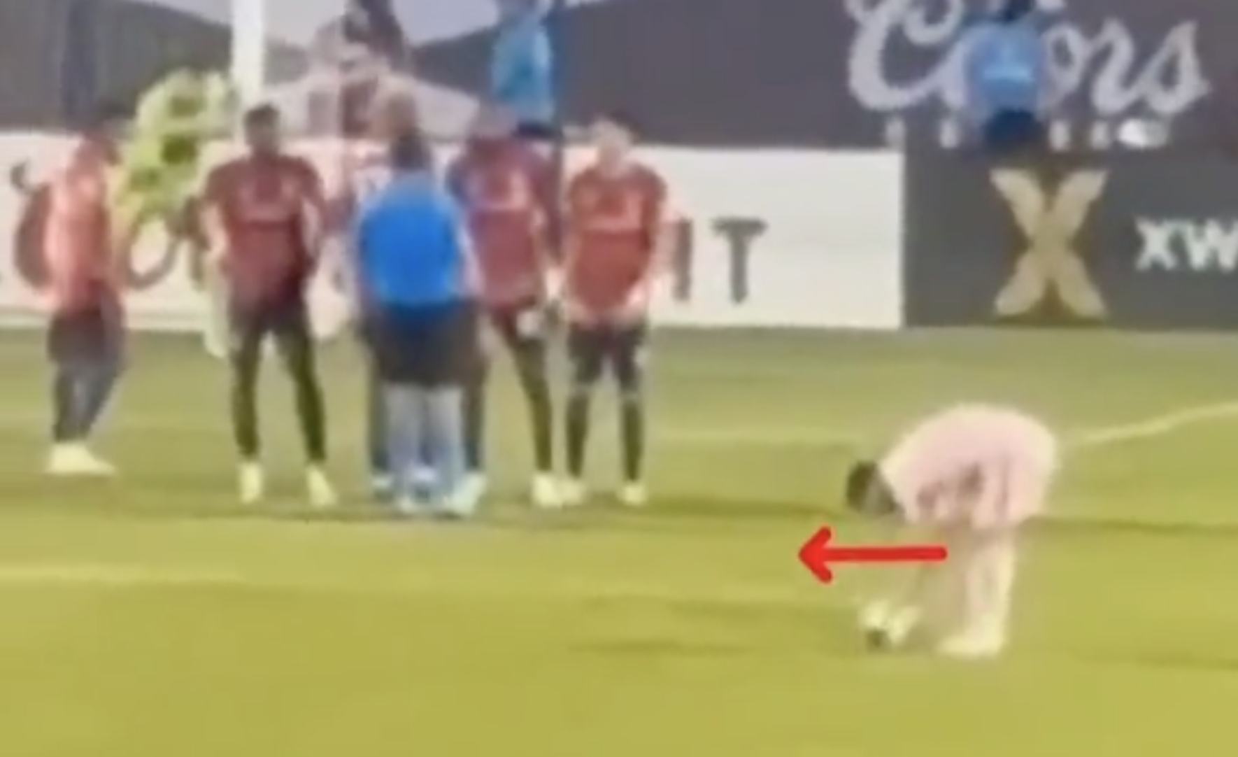Watch: Lionel Messi moves ball before free kick vs. FC Dallas