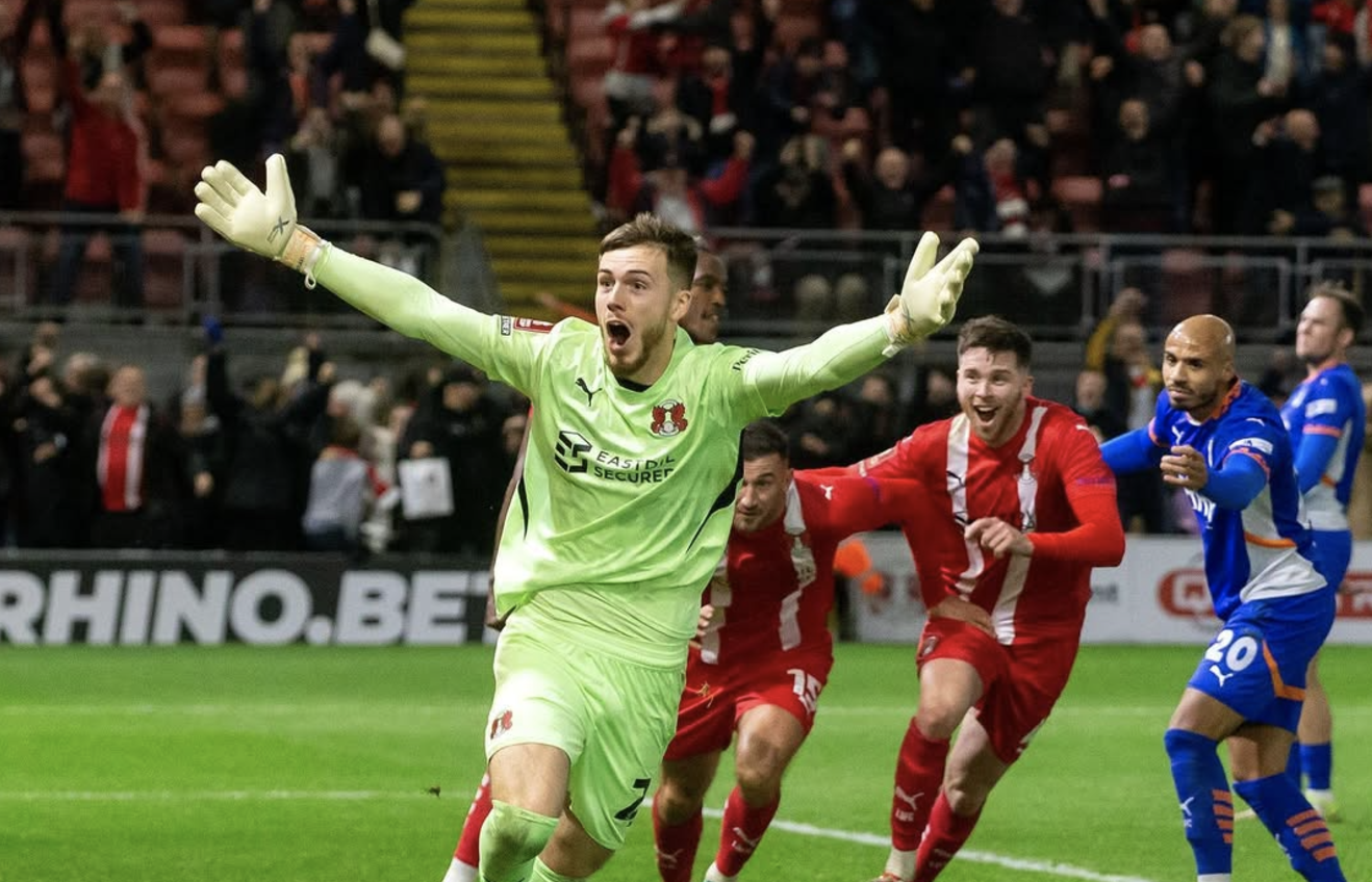 Goalkeeper goal! Watch Josh Keeley goal in 99th minute