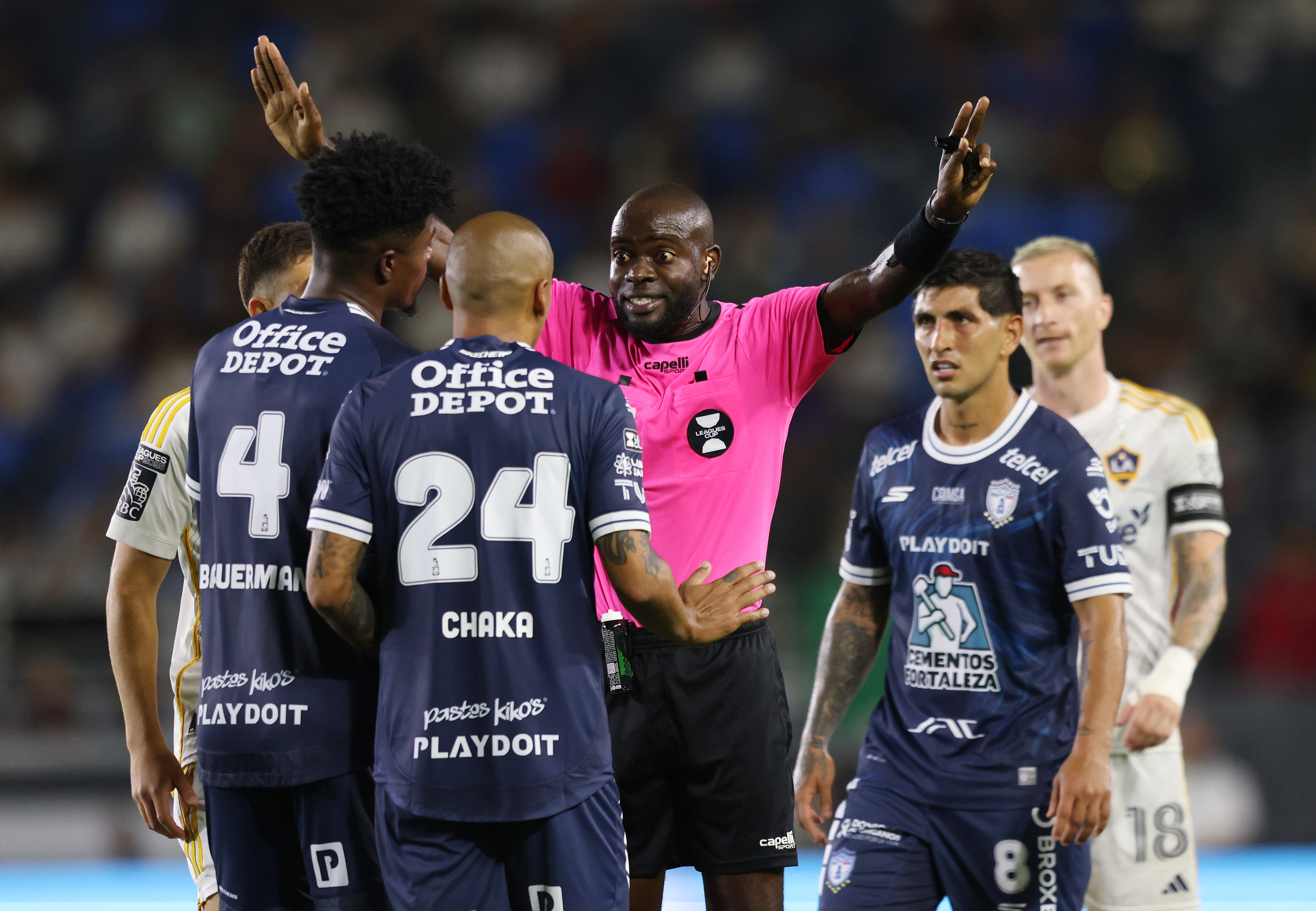 Watch: Ref pulls out yellow card to book player, realizes that player ...
