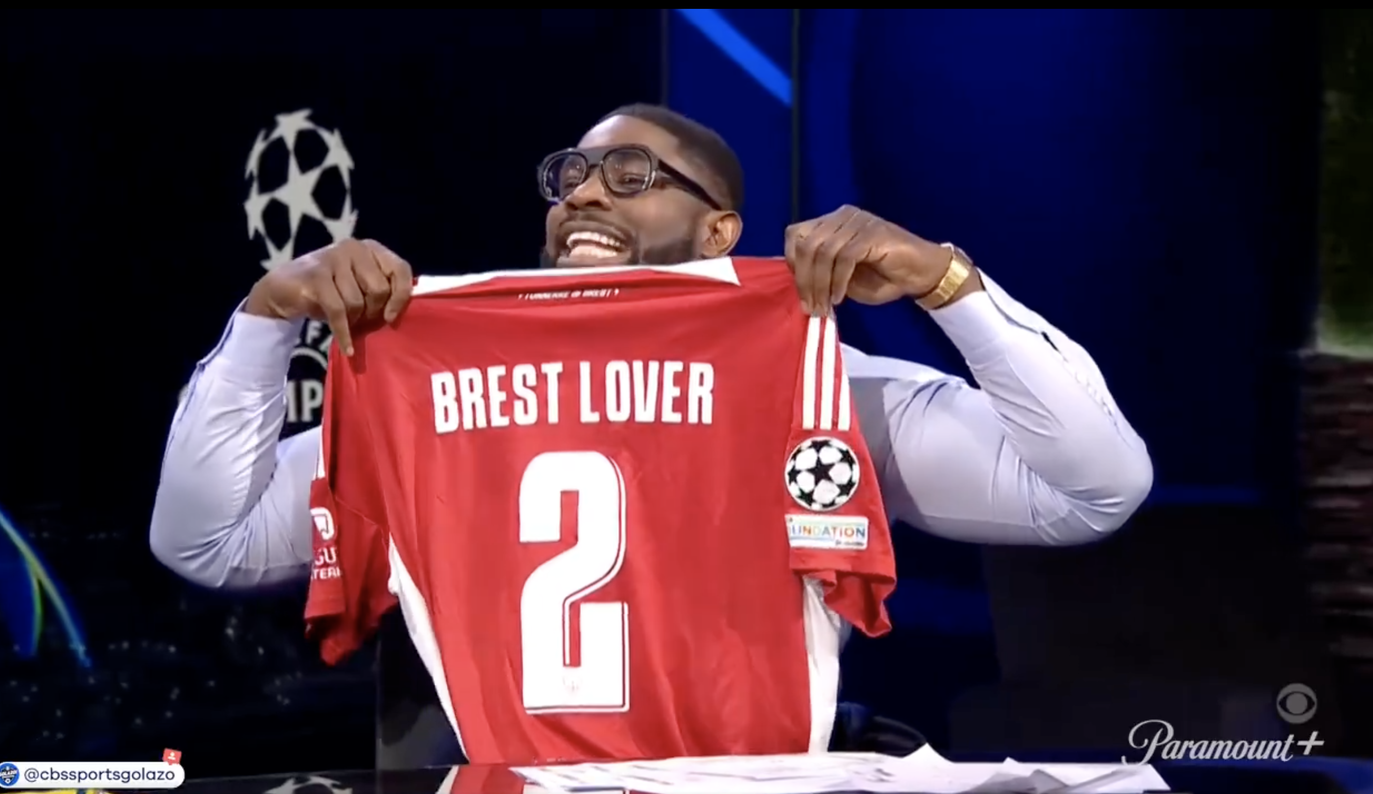 Watch: Micah Richards Brest jersey surprise is hilarious