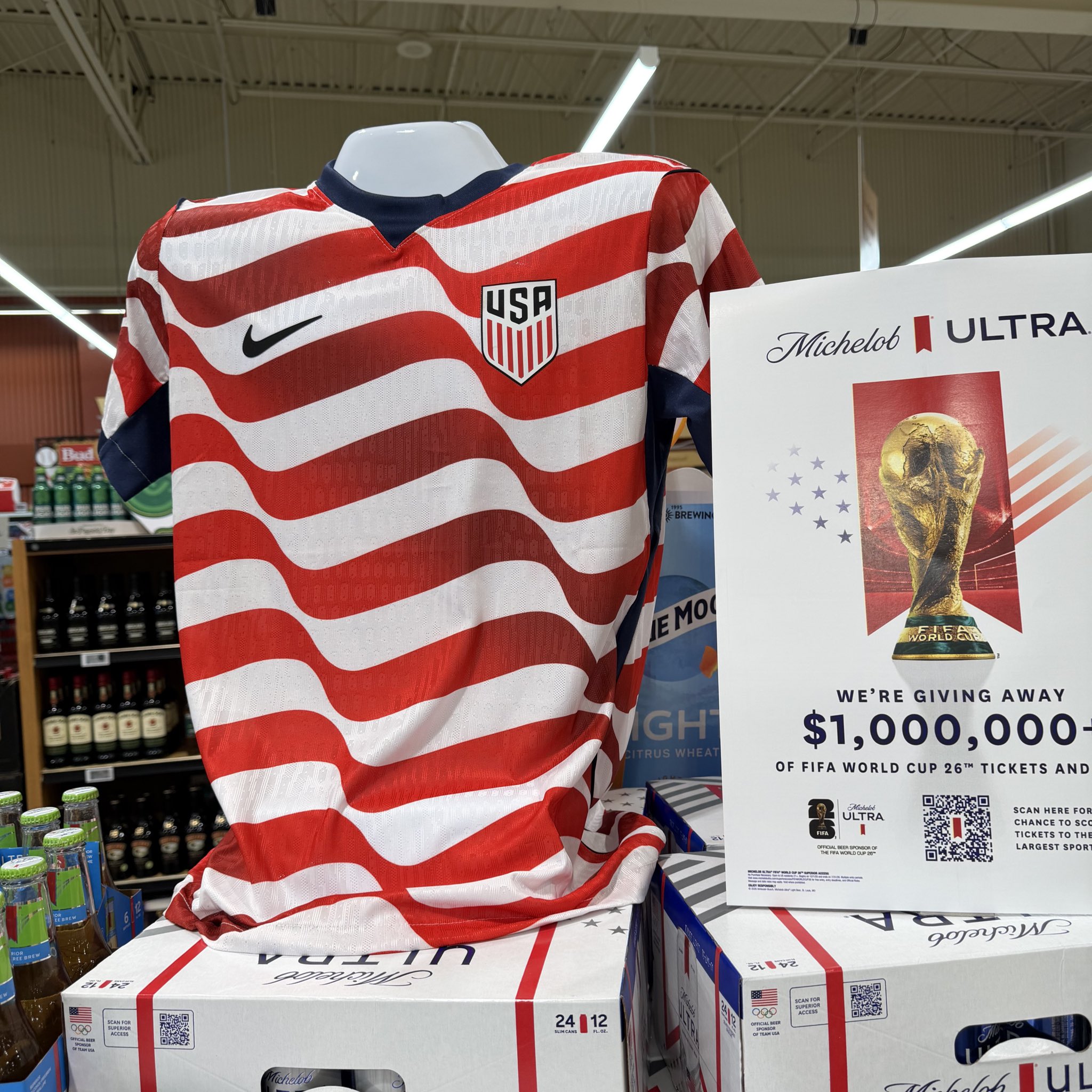 United States 2026 World Cup kit makes grand reveal… in a grocery store ...