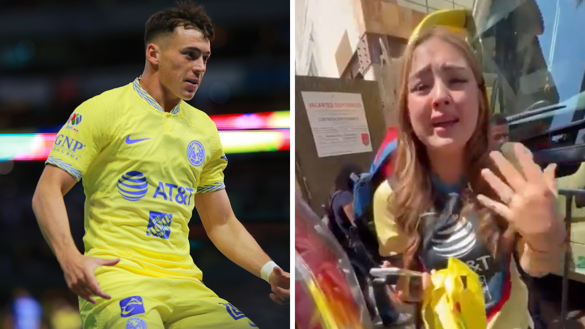 Aficionada del América llora hasta conocer a Federico Viñas