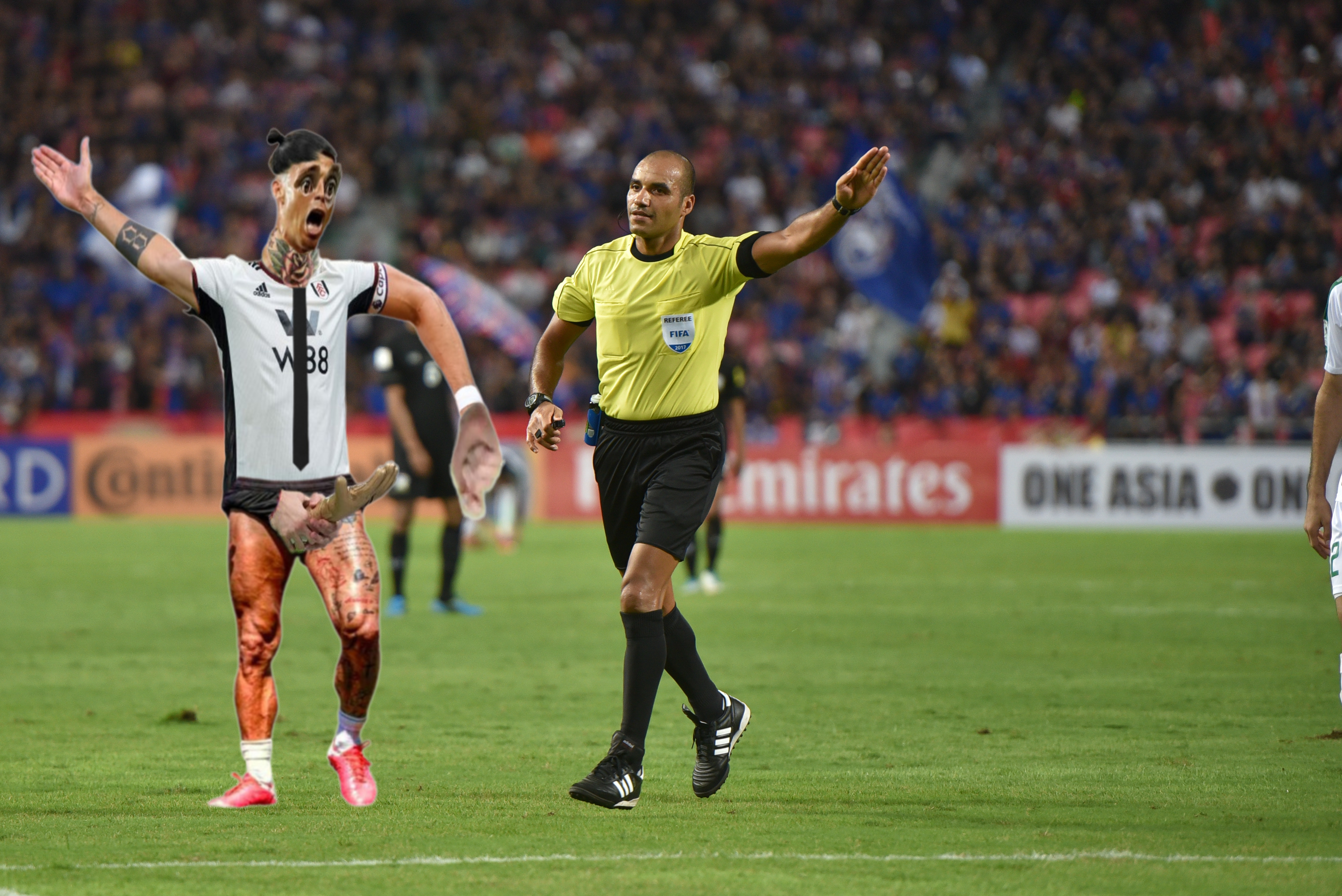 We've created the ultimate footballer for arguing with the ref | The18