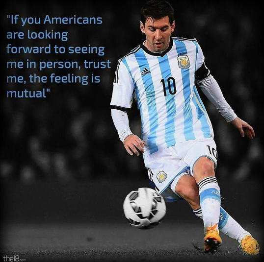 Lionel Messi Is Excited To Come To America