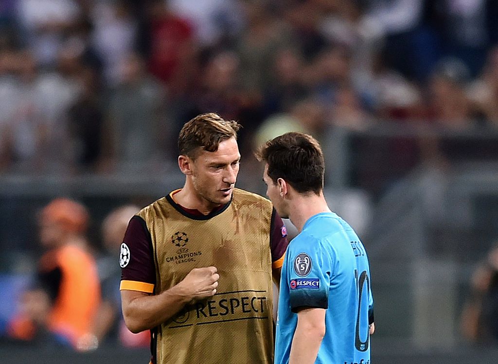 Francesco Totti Quote On Messi And Ronaldo