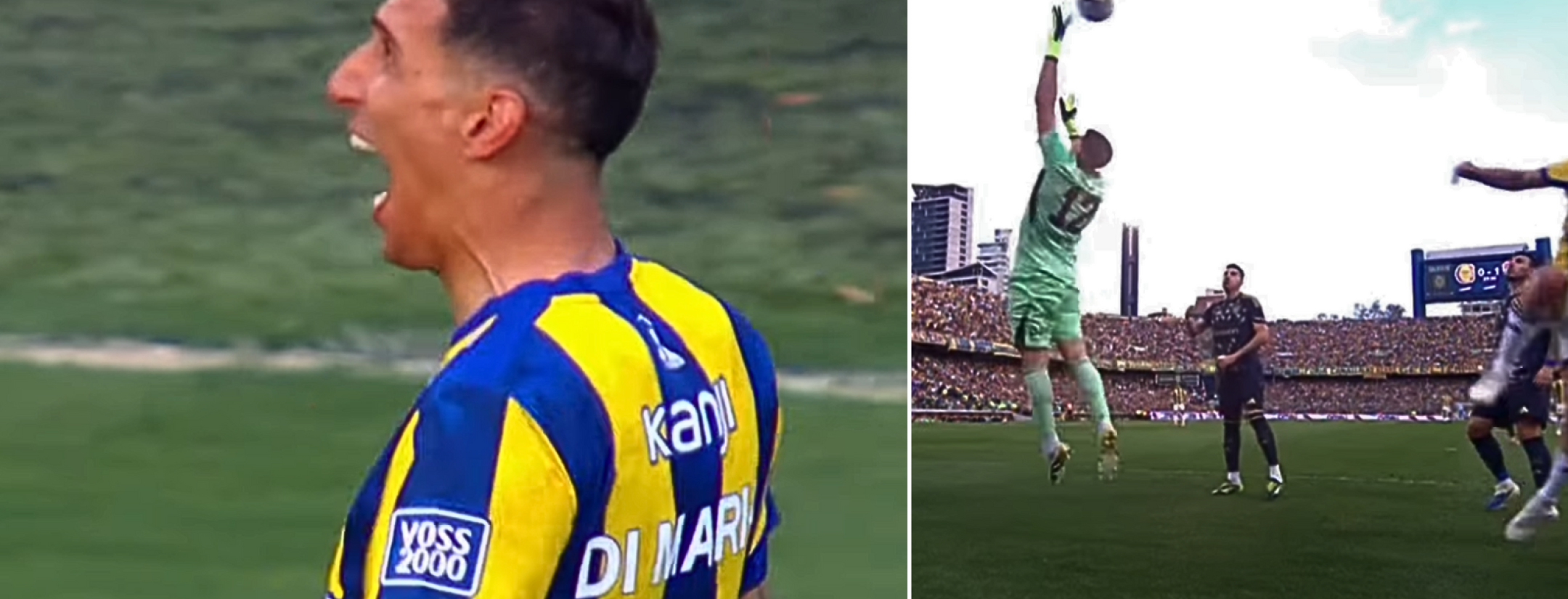 Watch: Di María scores incredible corner-kick Olimpico goal against ...