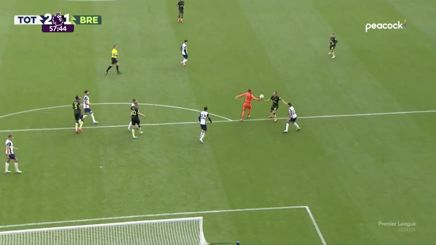 Watch: Vicario handball outside box shocks fans as no call made