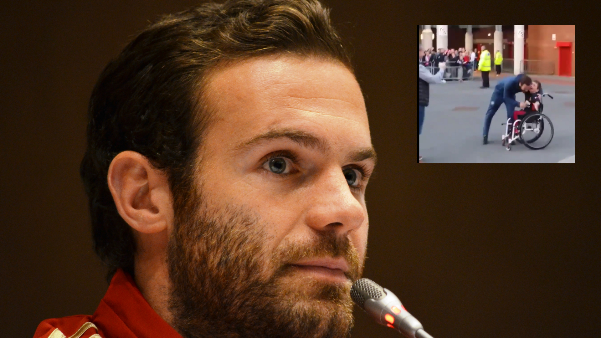 Kind Gesture From Juan Mata To A Disabled Fan | The18
