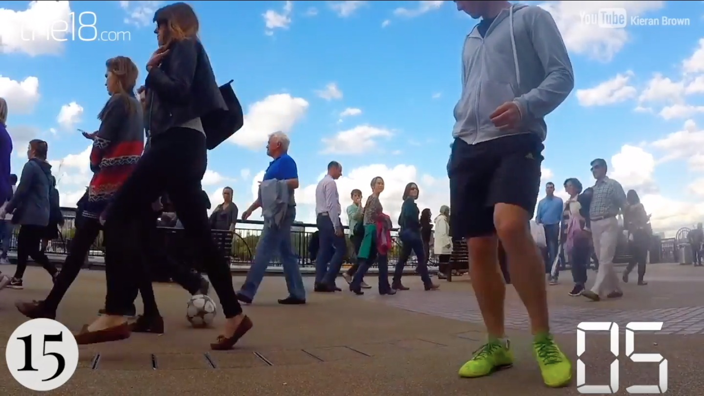 15 Nutmegs On The Public In 30 Seconds | The18