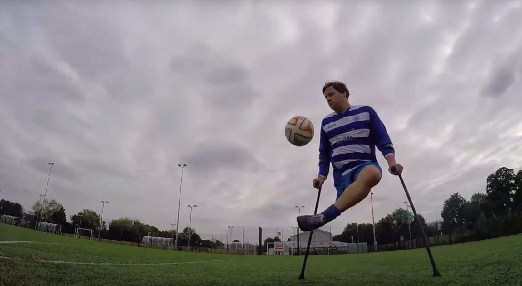 This One-Legged Footballer Has An Inspiring Message | The18