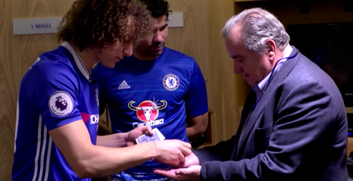 David Luiz Post Match Magic Tricks | The18