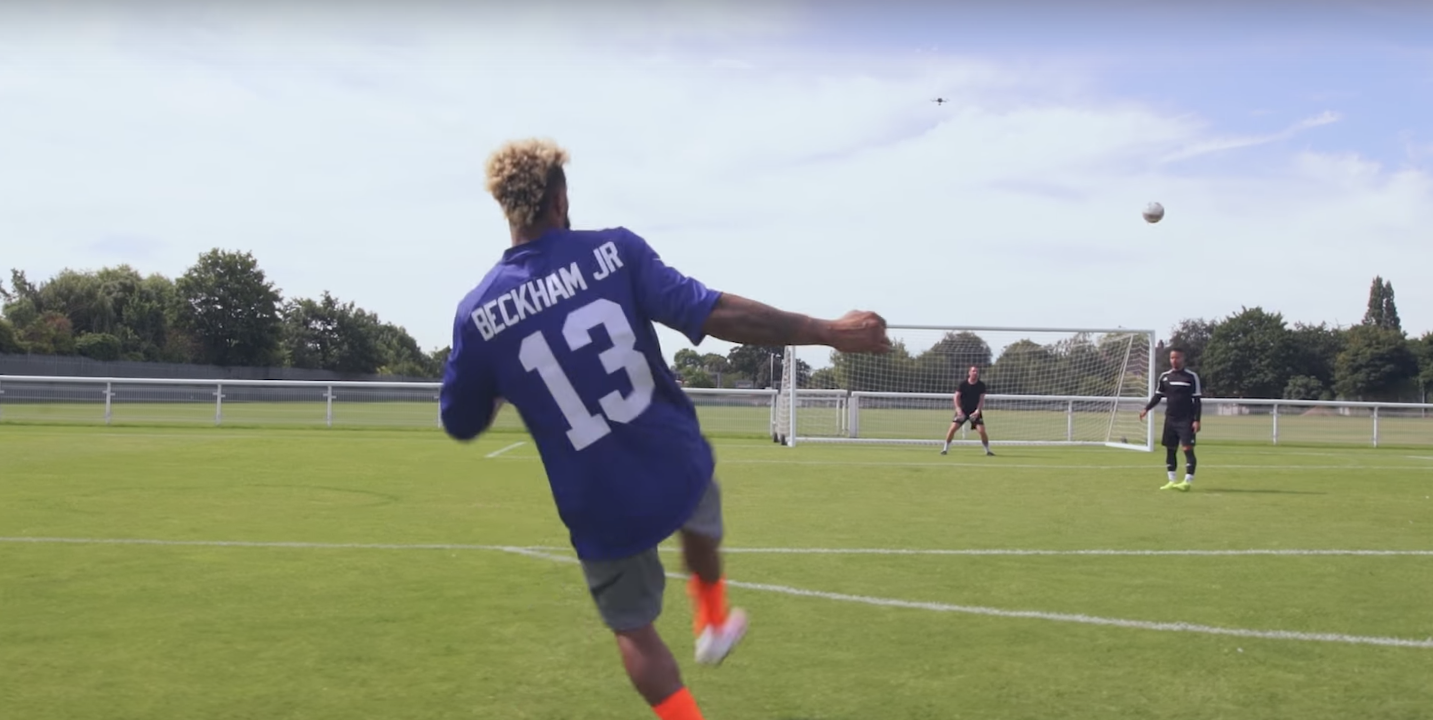 Odell Beckham Jr. Has Football and Futbol Skills With The F2 | The18