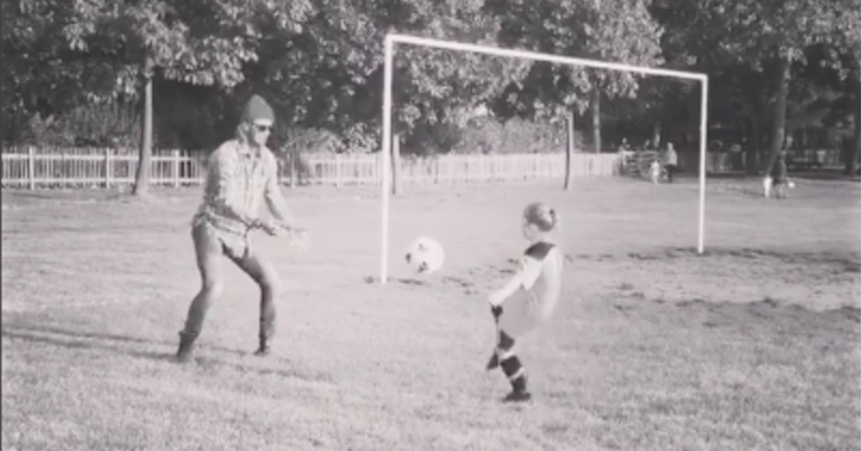 David Beckham Already Training His Daughter In Football | The18