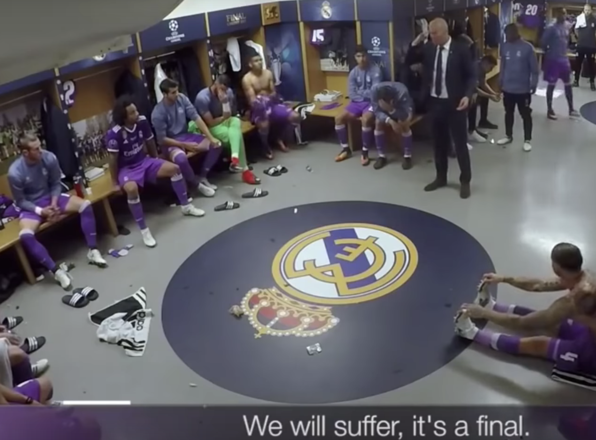Zinedine Zidane Halftime Talk