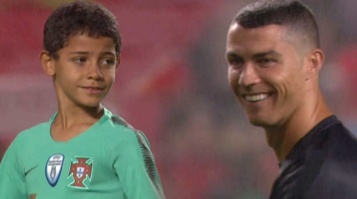 Cristiano Jr Impresses His Dad With A Wicked Free Kick | The18