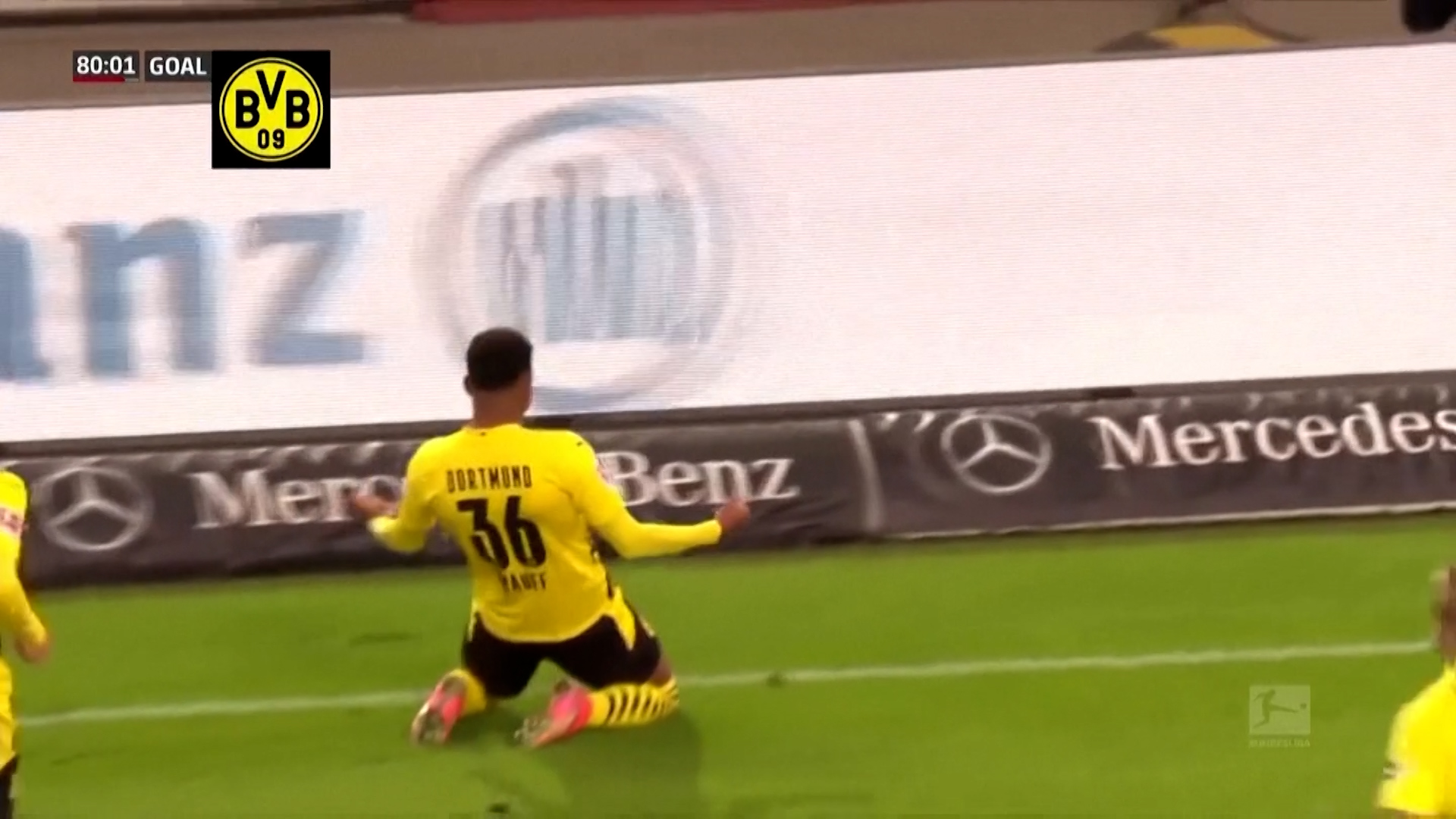 Ansgar Knauff Scores His First Goal