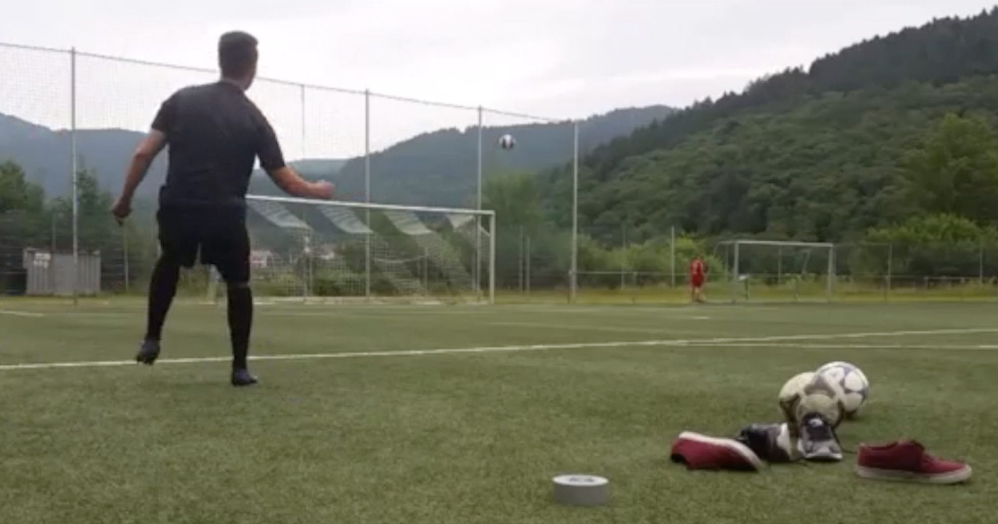 Crazy Soccer Trick Shots With David Rau